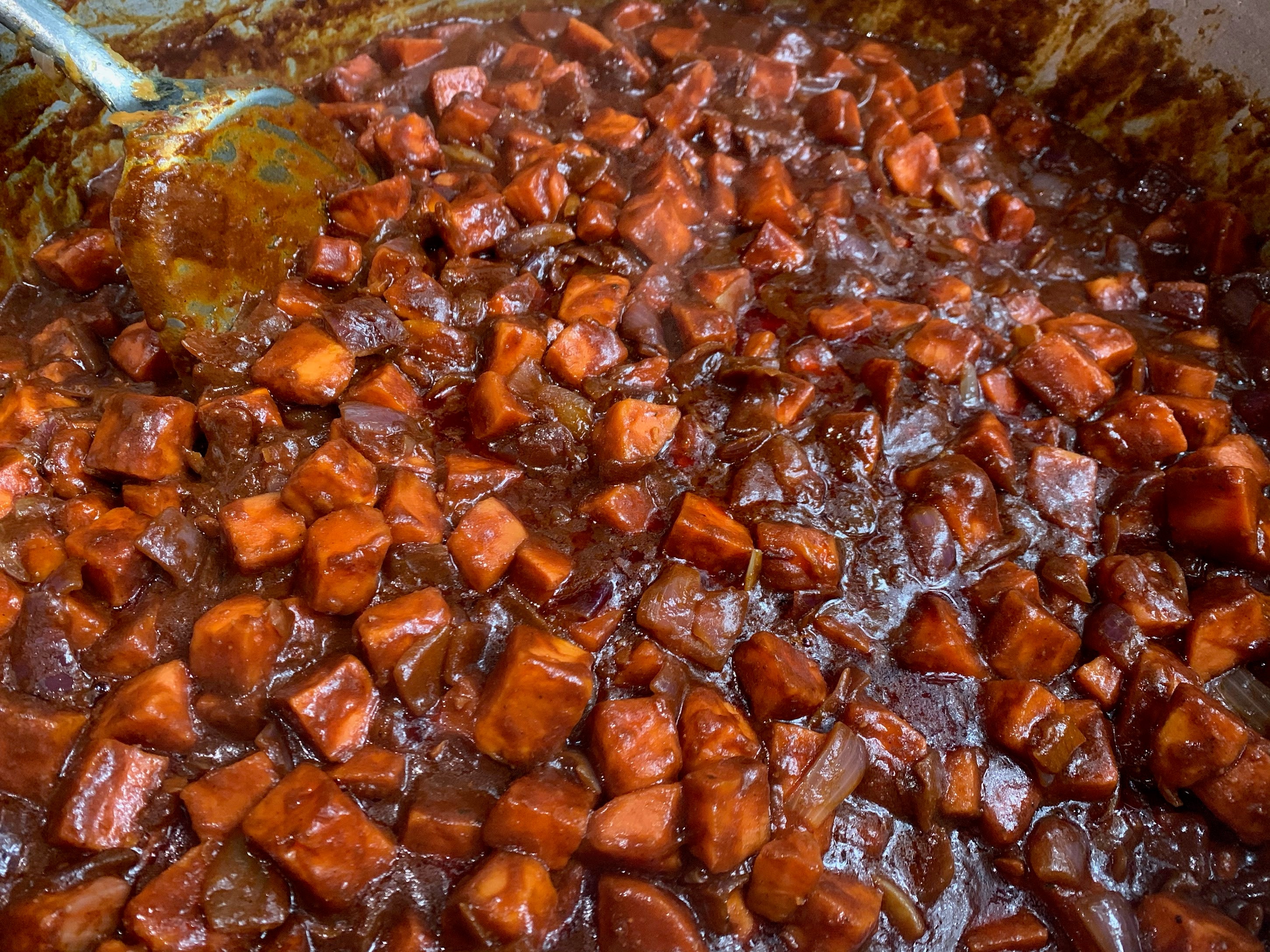 Frozen Sweet Potato Mole Tamal: burgandy | BHAM | Frelard Tamales